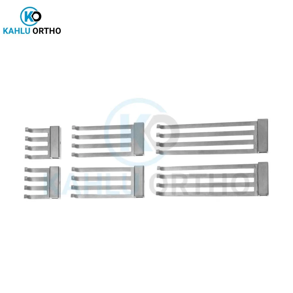 Henley Complete Retractor Set Stainless Steel Includes 4 CTR Blades and ...