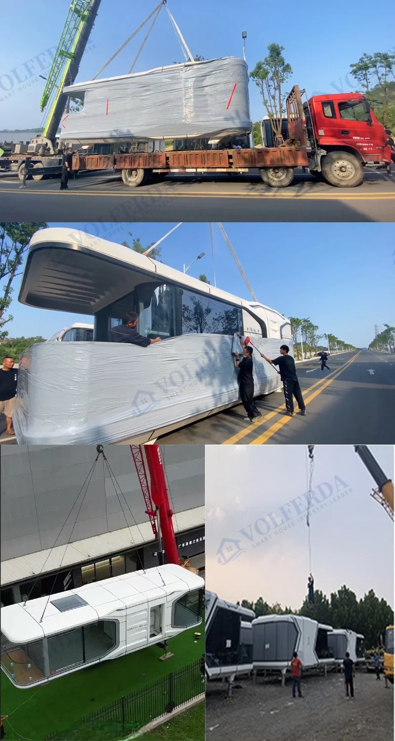 Volferda E7 Prefab Hotel Room Mobile Capsule Home Capsule Cabin Tiny ...