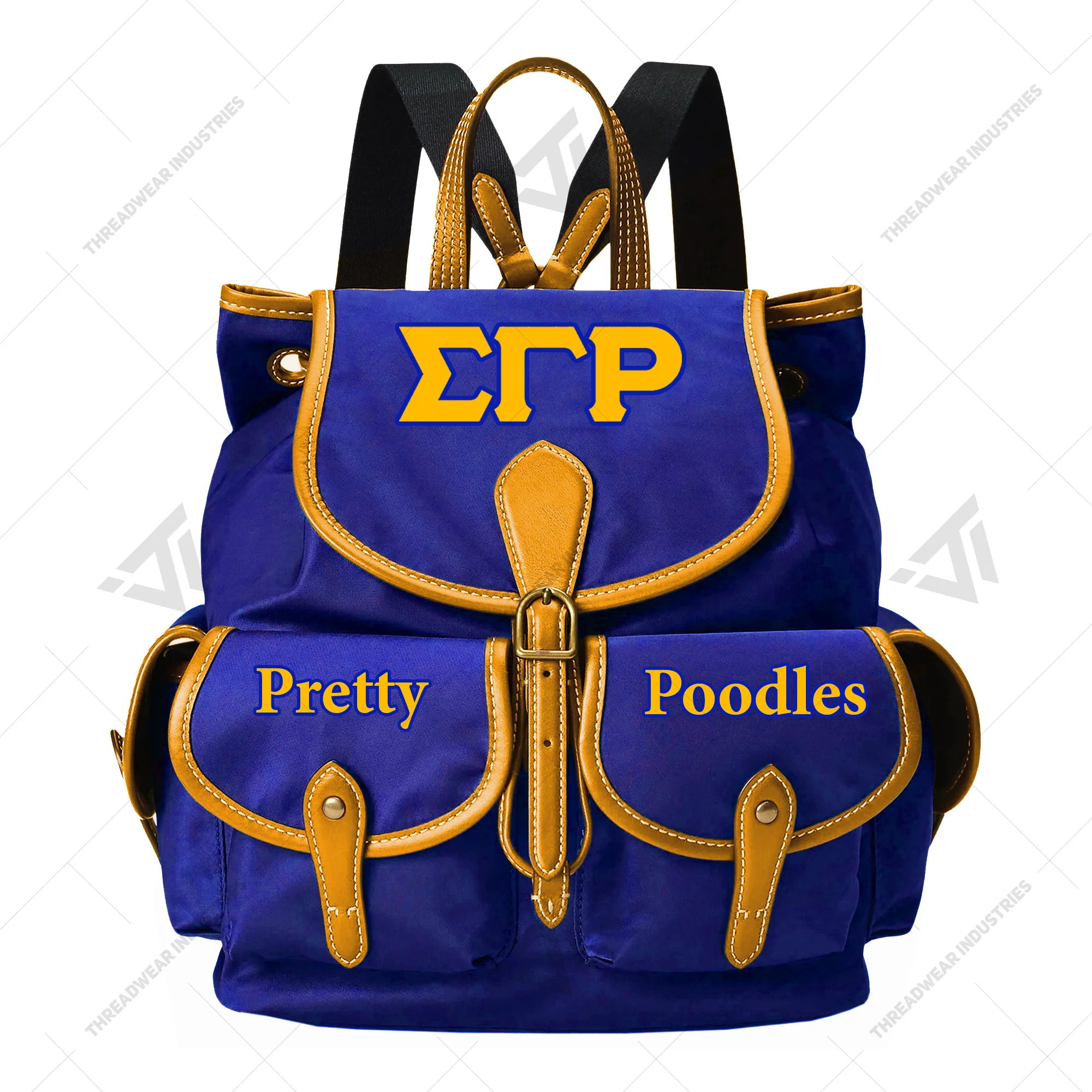 Custom Sigma Gamma Rho Sorority 1922 Embroidered Leather Trimmed ...