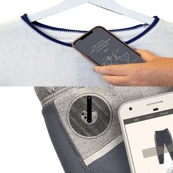 Nfc Tag Garment Label Embroidery Patch Washable Uhf Rfid Laundry Tag ...