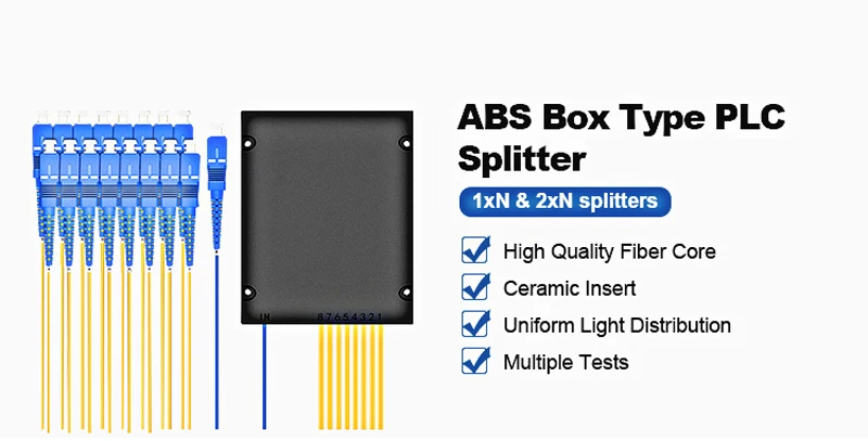 1x2 Fbt Coupler Splitter Optical Fiber Coupler 2 Way Plc Splitters 1*2 ...