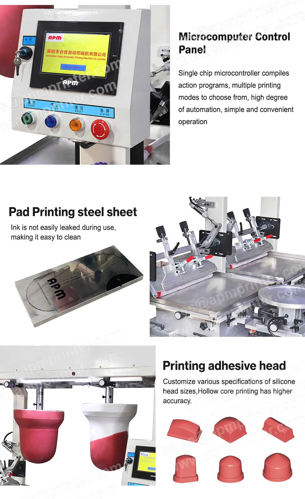 Ceramic Pad Printing Machine for 2 Color Dishes – Semi-Auto Printer for ...