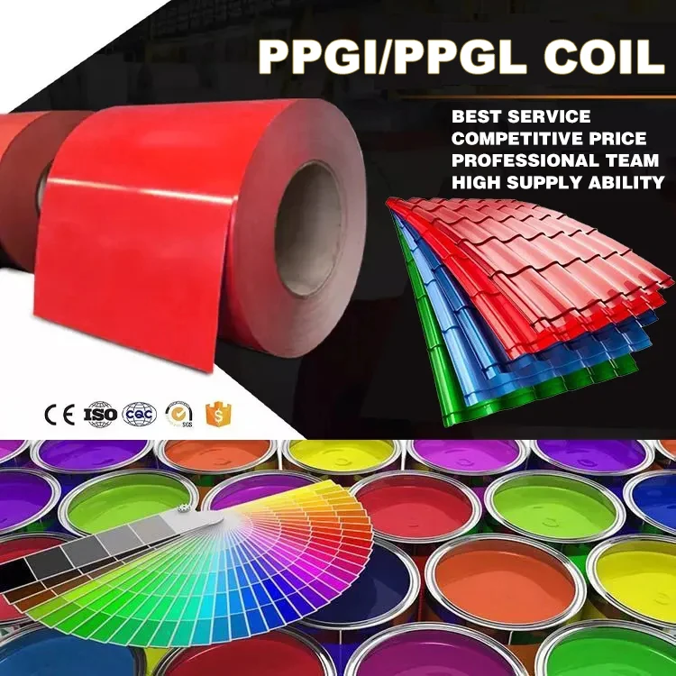 Ral Color New Prepainted Galvanized Steel Coil Ppgi Ppgl - Buy ...