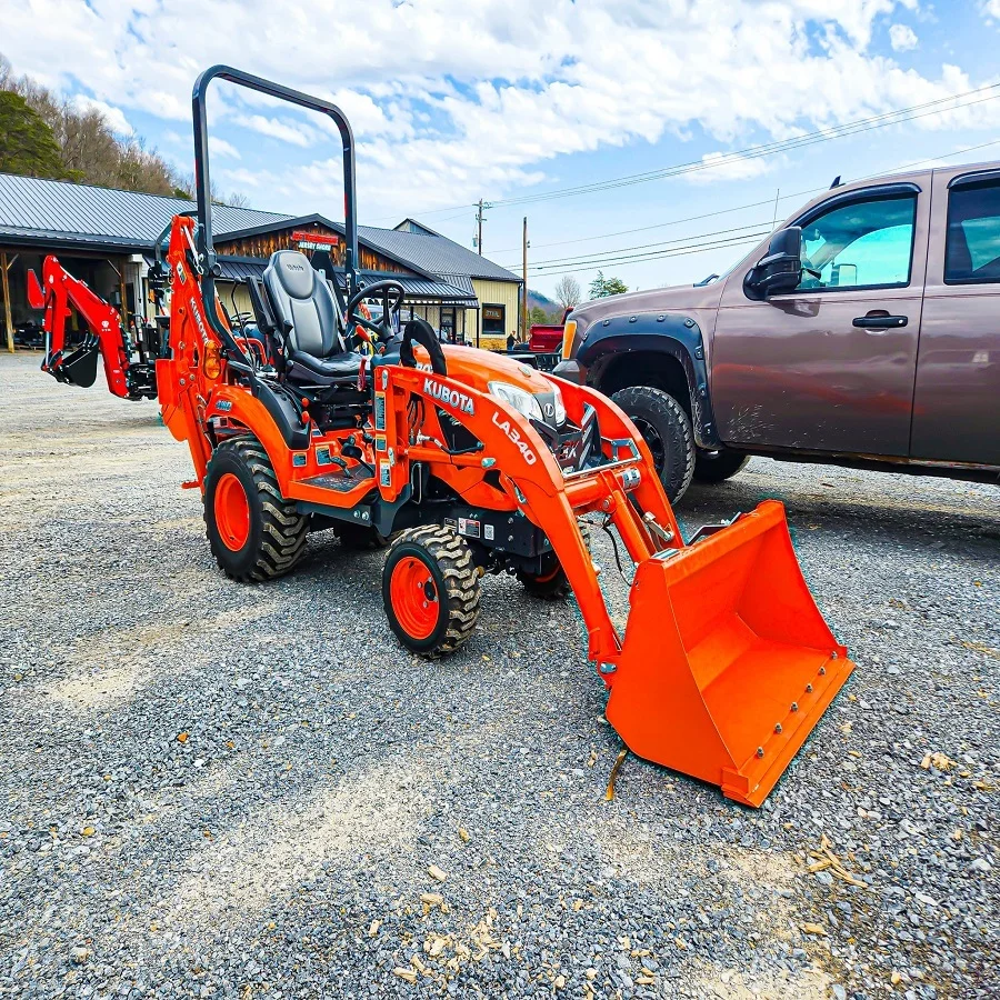 Kubota BX23S Wheel Loader Tractor Front Loader Backhoe Loader Equipped ...