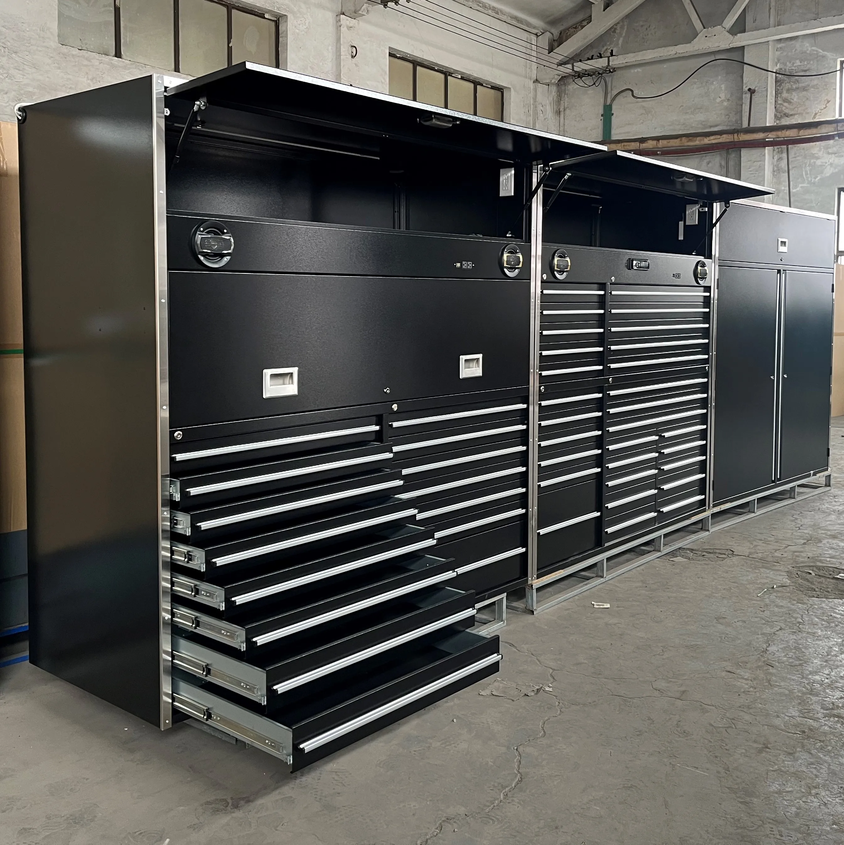 Modular Toolbox Mechanical Work Bench Hardware Tools Chests Cabinet ...