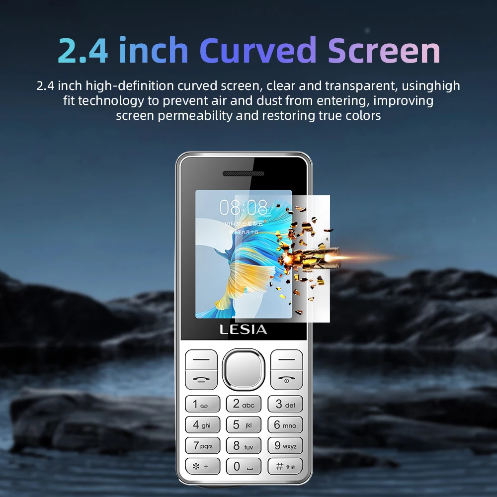 GSM Dual SIM Feature Rugged Keypad Bar Phone 2G 2.4 Inch QQVGA 0.08MP ...