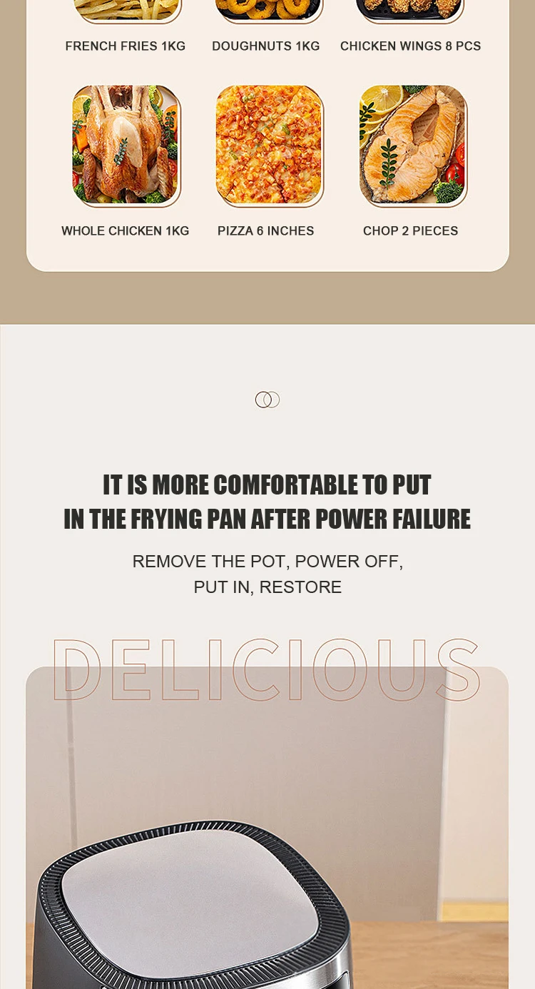 Air Fryer Digital 8l Best Hot Mini Rack Without Oil As Seen As Air ...