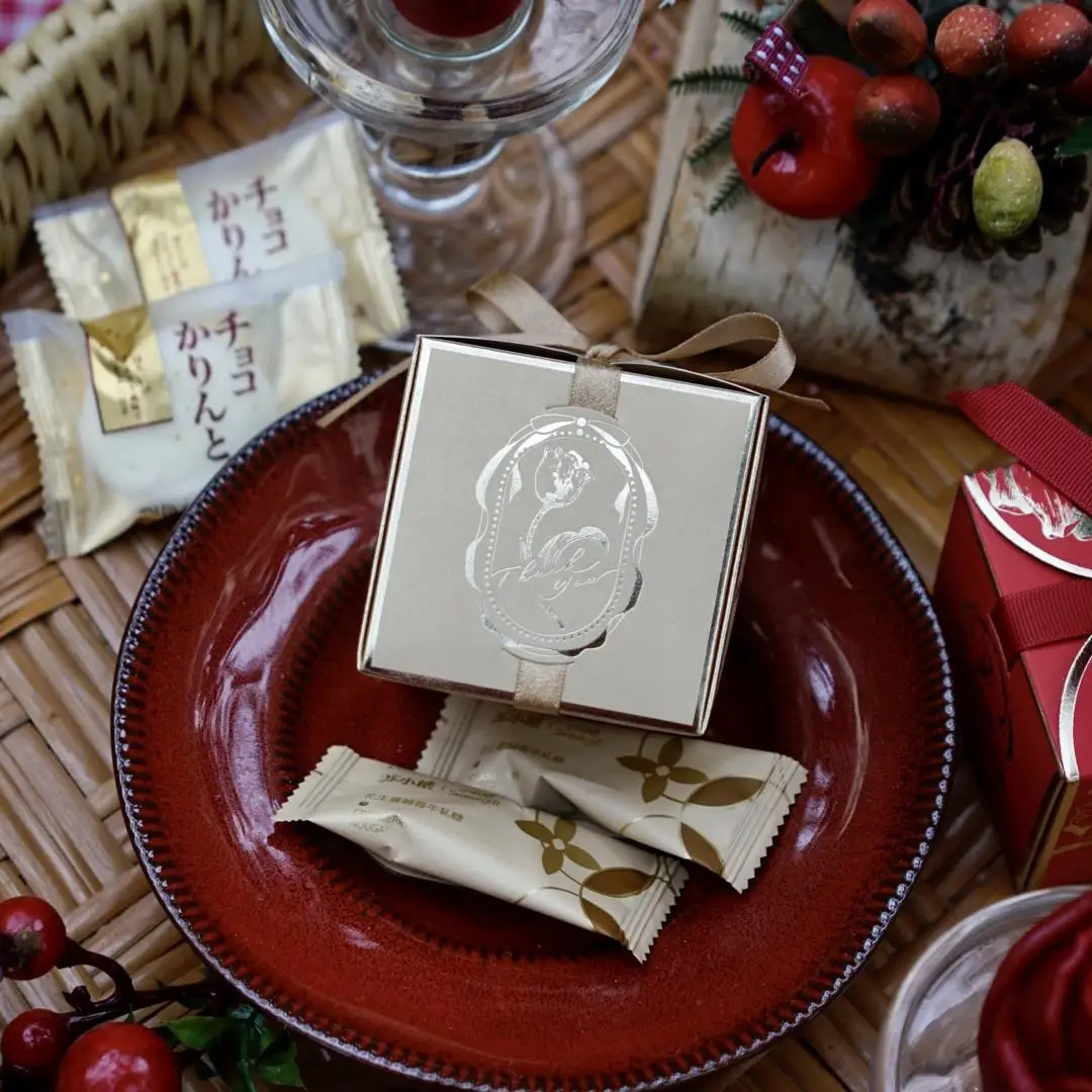 Luxury Custom Small Thank You Gift Bag Wedding Chocolate Dragees Boxes ...