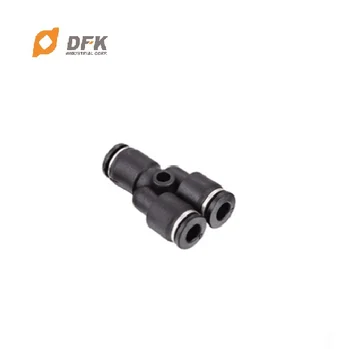 Plastic 3 Way Port Y Shape Connector Pipe Quick Fitting - Buy Male ...