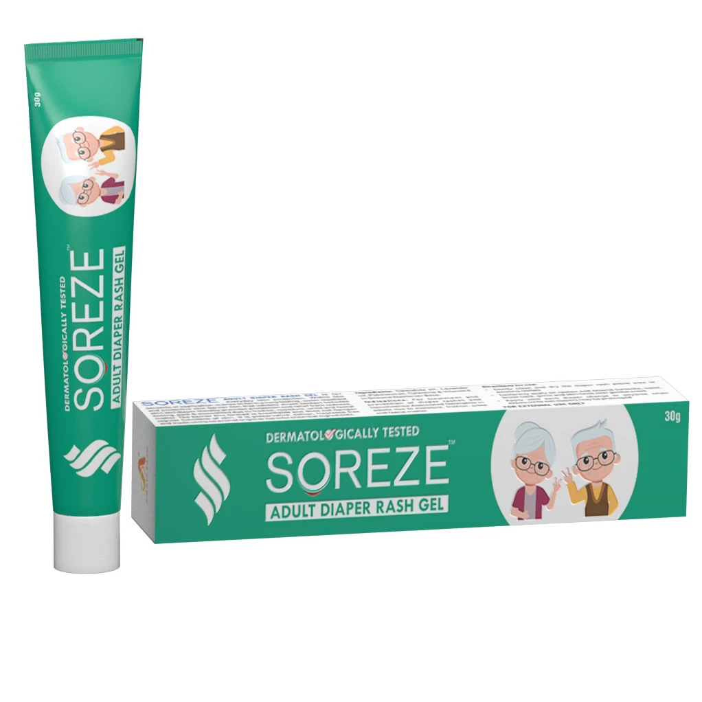 Soreze Adult Diaper Rash Gel30g Best For Treatment And Prevention Of Adult Diaper Rashes Buy