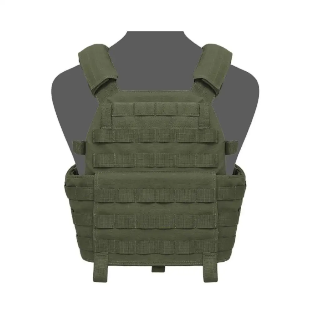 Tactical Plate Carrier Vest With Multiple Attachment Options Available ...