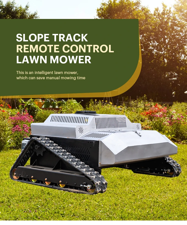 22hp Garden Robot Brush Mower - Remote Control & 1080mm Cut