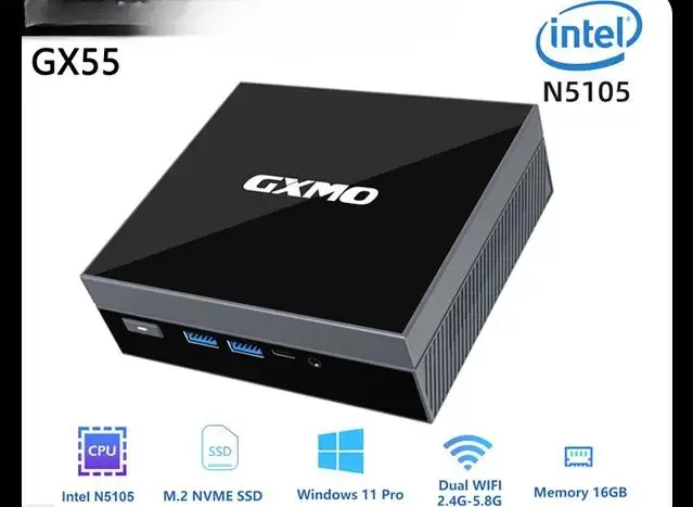 Original Xkw Gxmo Gx55 Mini Pcs Intel Celeron N5105 11th Gen Intel Uhd Graphics Win 11/ Ssd M.2 ...