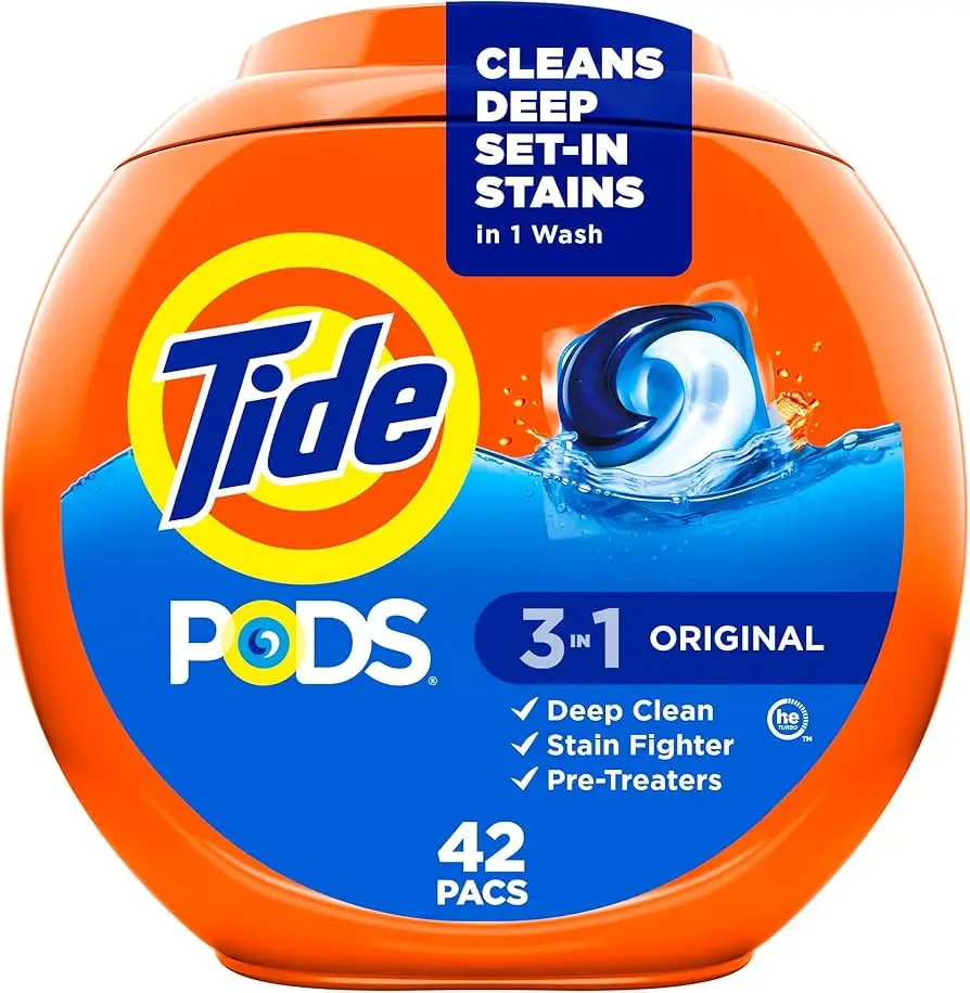Tide PODS Liquid Laundry Detergent Soap Pacs HE Compatible 76 Count ...