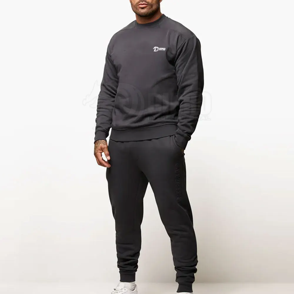 Tracksuit Plain Oversized Two Piece Gym Tracksuit For Men High Quality ...