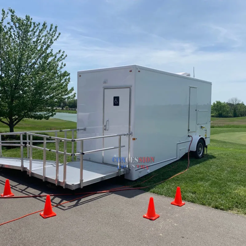 ADA-Compliant Restroom Trailers for Events Luxury Portable Wheelchair ...