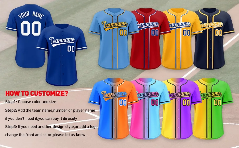 Kids Short And Long Sleeve Throwback Baseball Shirt Team Baseball ...