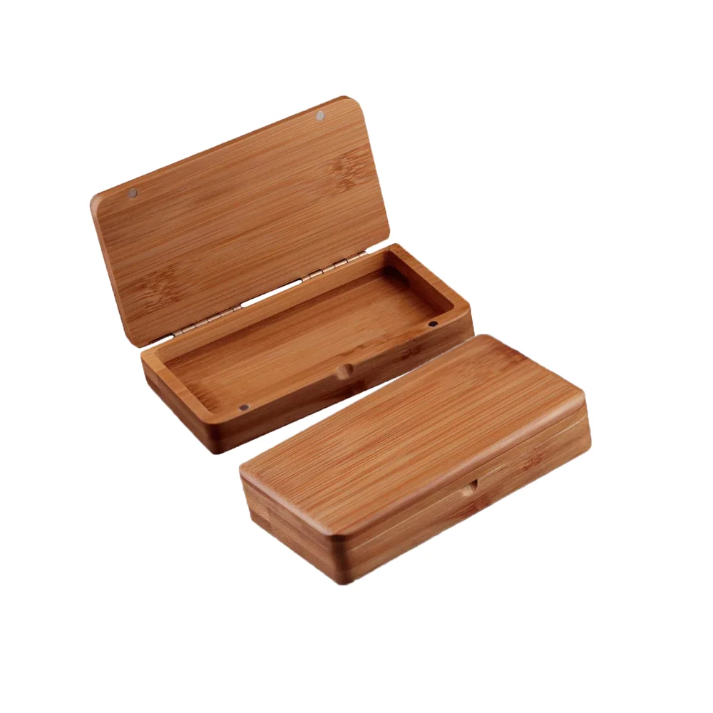Classic Bamboo Box Packaging Luxury Cigarette Case Bamboo Magnetic Gift ...