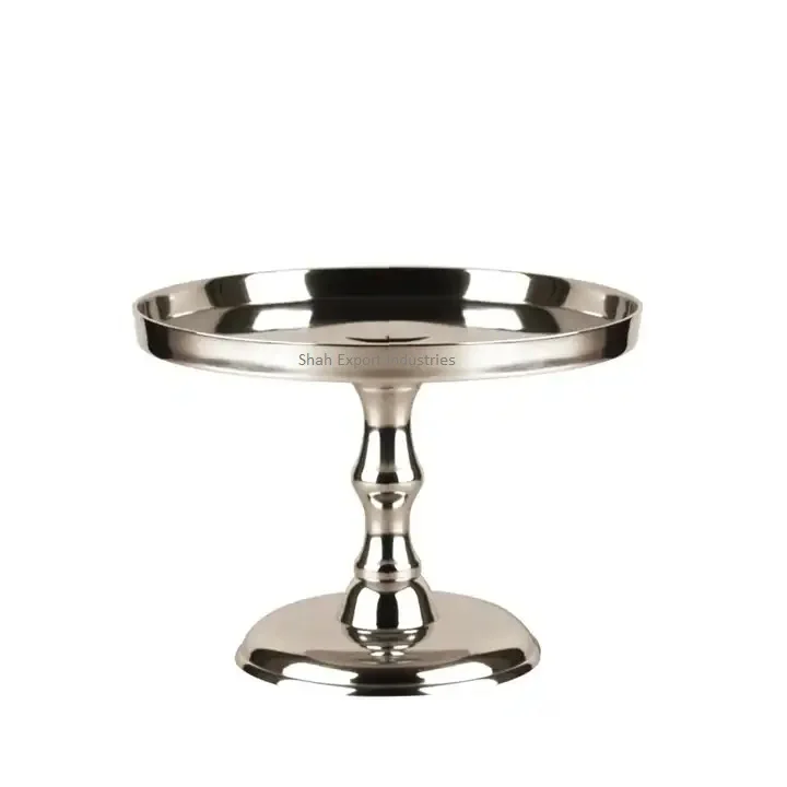 Alibaba.com: Chrome Plated Metal Cake Stand with Round Shape for ...