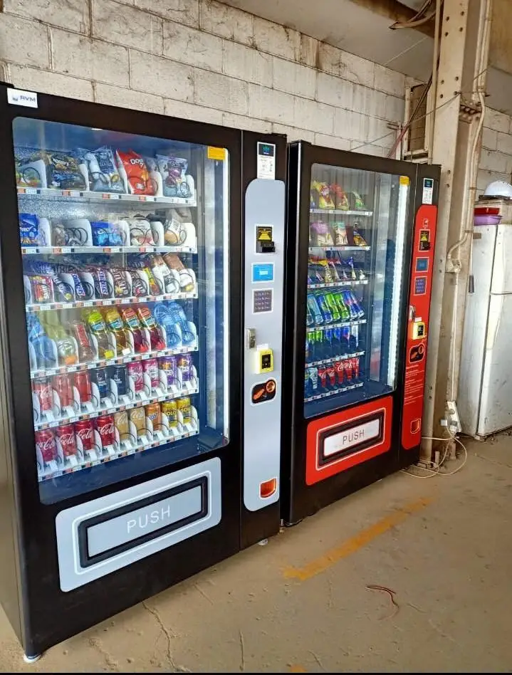 Outdoor Business Self-service Fast Food Making Machine Hot Pizza Kiosk ...