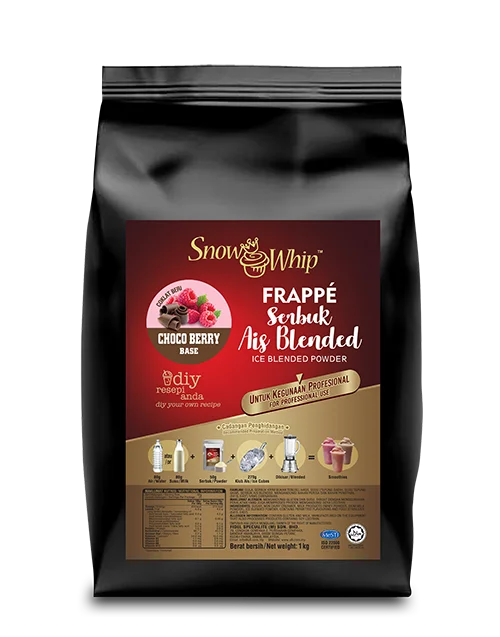 High Quality New Packaging Snow Whip Chocoberry Flavour Halal ...