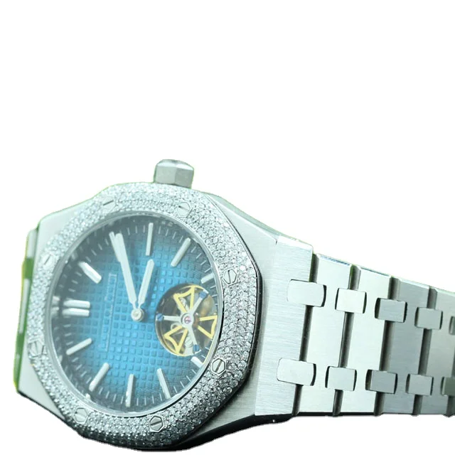 Elegant Design Luxury Timepiece Jewelry Sapphire Octagonal Shape ...