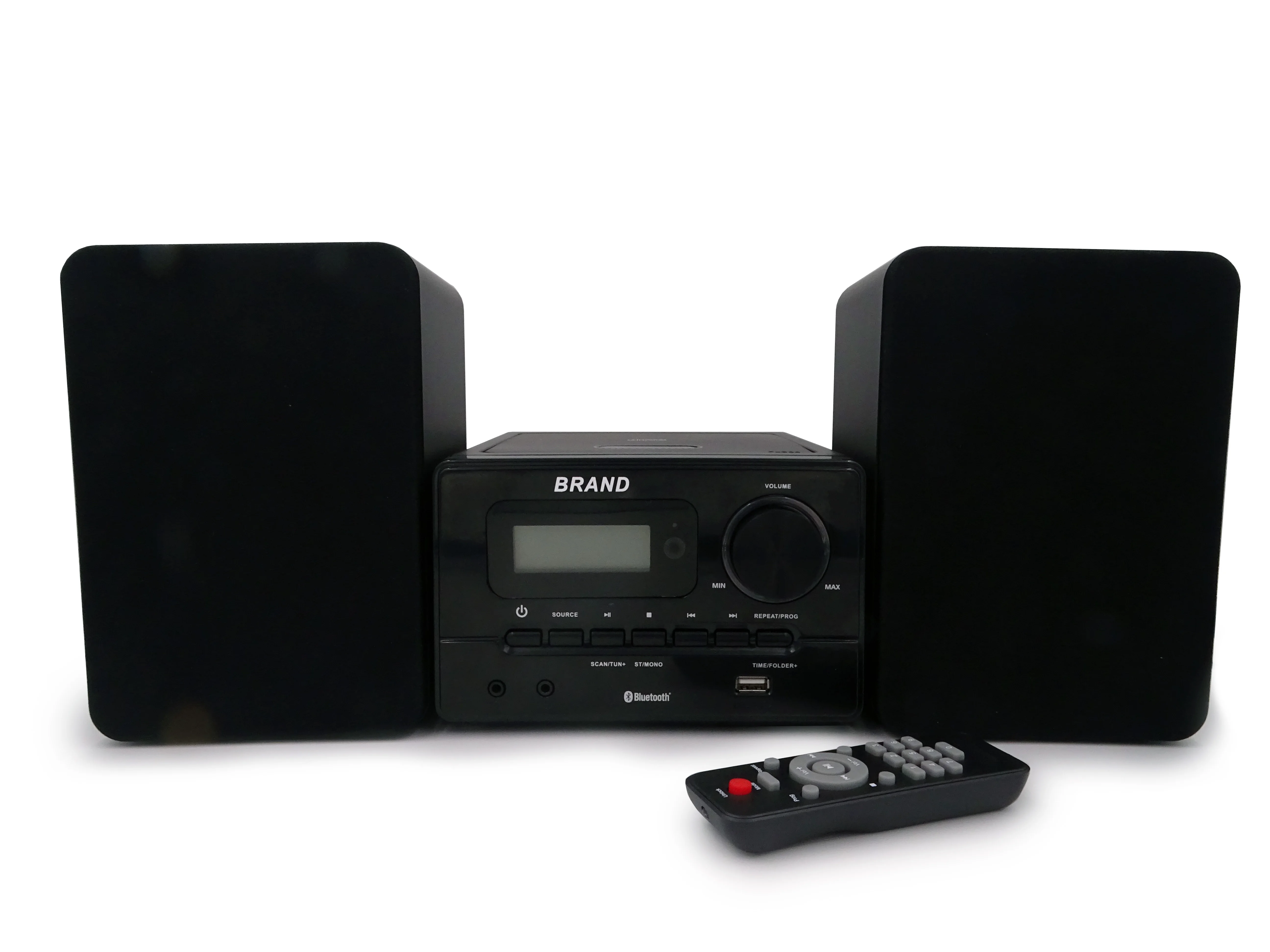 Hifi Speaker System Hi-fi Cd Micro System Bt/cd Player/radio/usb With ...