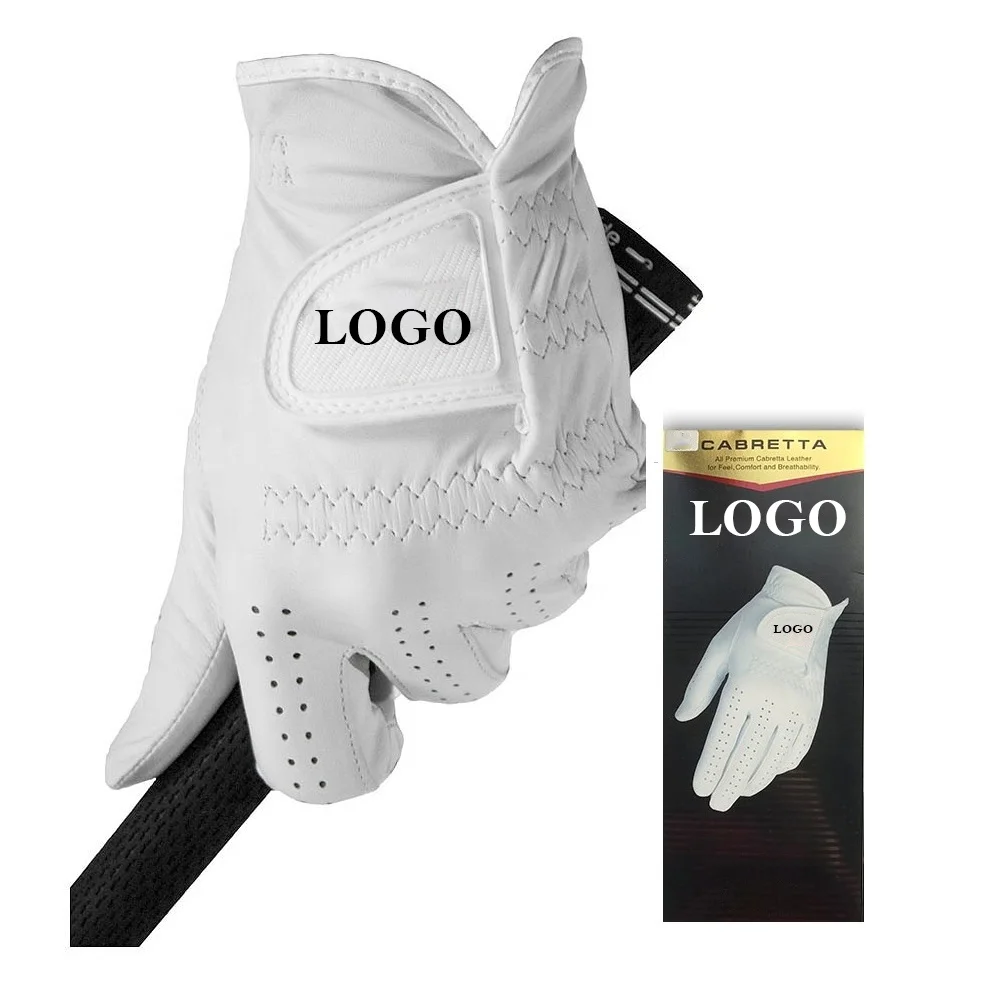 Leather Golf Gloves Cabretta - Maximize Wear Custom Logo