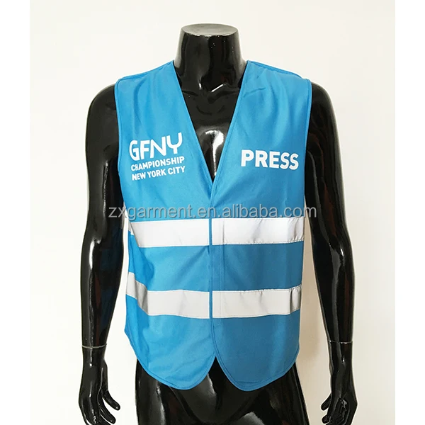 Oem Airline Ground Staff Uniform Vest Reflective Airport Safety Work ...