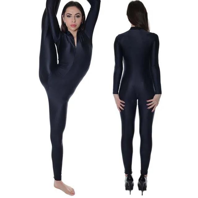Cosplay Body Suit Costumes Noir Spandex Femmes Catsuit Costumes De Yoga Taille Adulte Sexy
