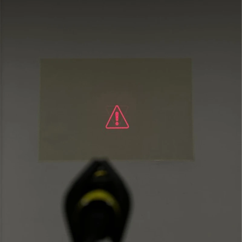 Doe 650nm Warning Sign Security Warning Projection Laser Module Red ...