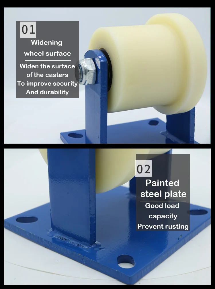 6 Inch Sliding Gate Track Rails - Durable Industrial Casters