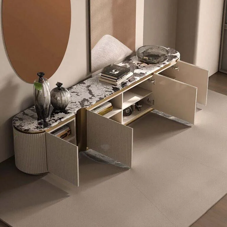 Customized Italian Tv Stand Modern Luxury Television Stand Living Room ...