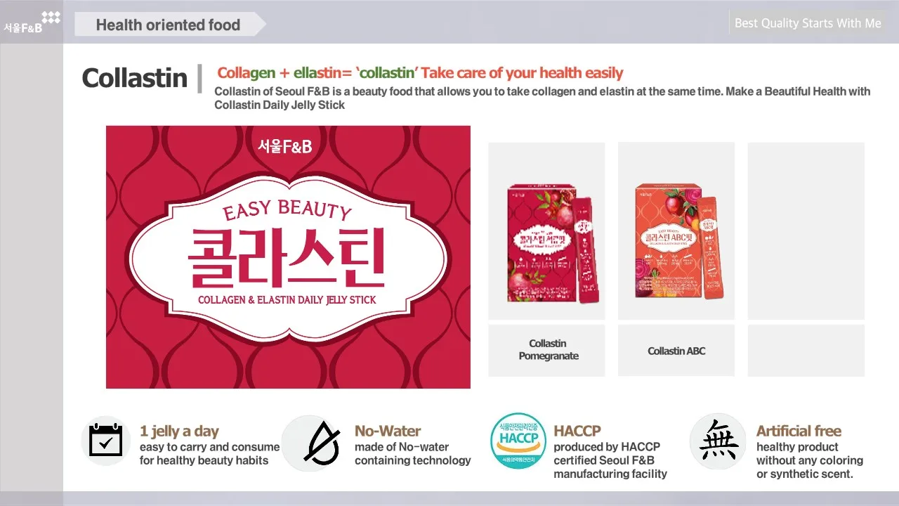 Collastin Abc Jelly Stick Pouch Easy Portable Size Fruit Taste Made In ...