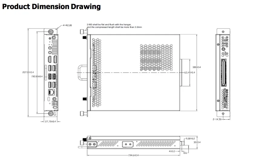 Huawei Ideahub Series Ops I5 Top-h5103 Ops I5-10200h Intel Cpu 8g Ddr4 ...
