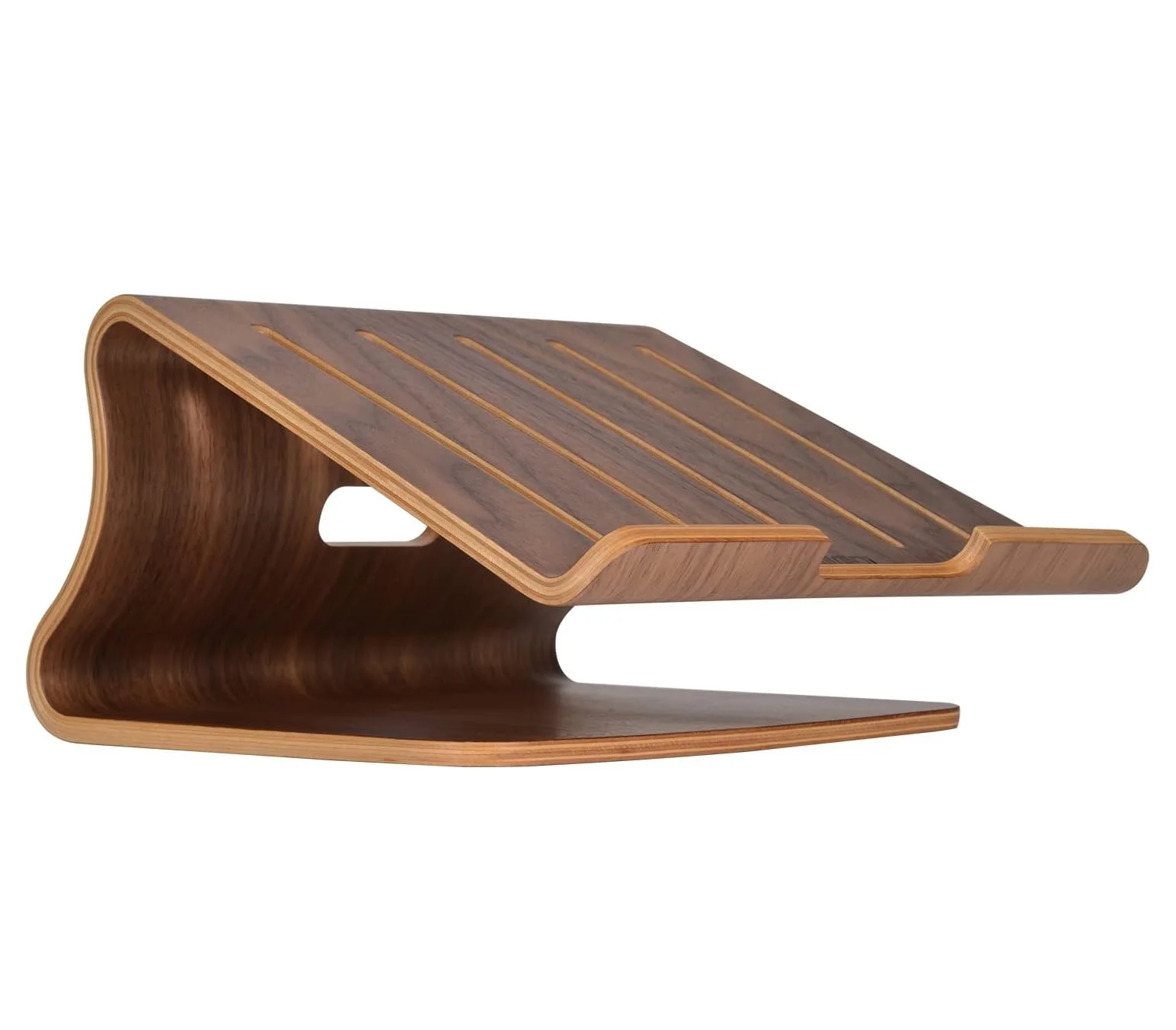 Wood Laptop Stand Wooden Cooling Computer Holder Notebook Radiator ...