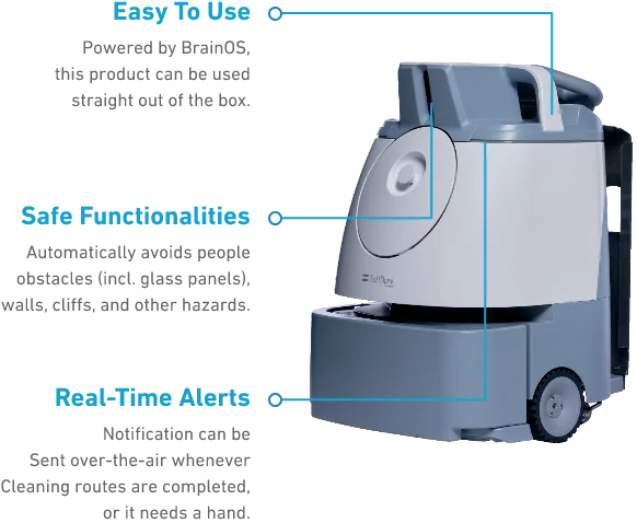 Softbank Robotics Avalon Whiz Gambit Smart Ai Vacuum Cleaning Sweeper Robot,Commercial Robot ...