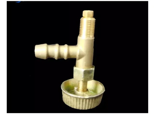 Brass T-Gas Valve for Household LPG Burners - Privac Brassworks