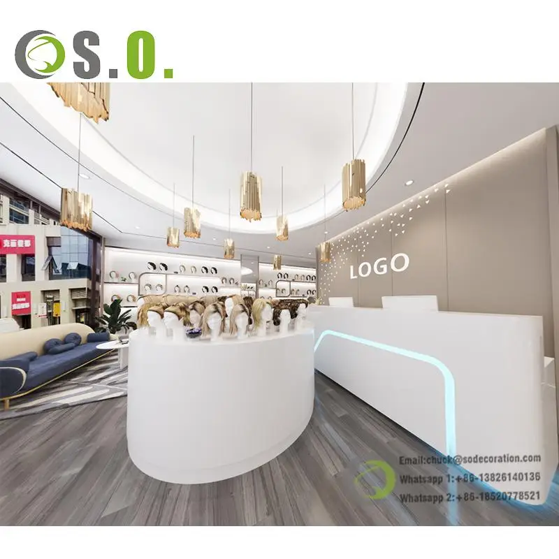 Wig Display Shelf Professional Metal Wig Hair Display Stand Furniture ...