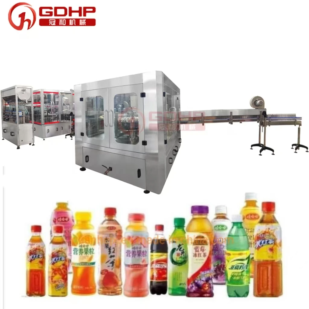 6000 Bph Full Automatic Beverage Juice Bottling Plant Juice Making ...