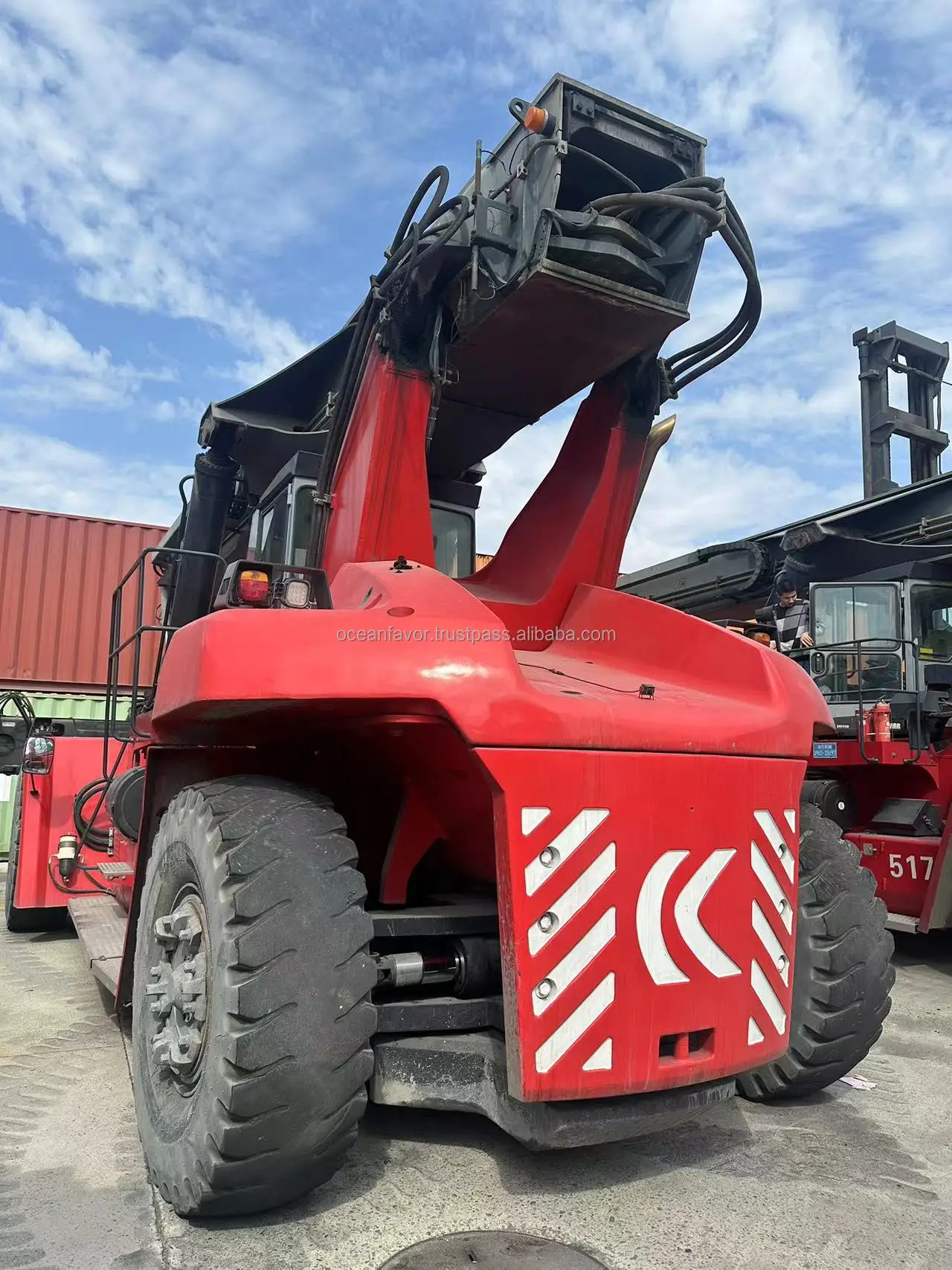 Kalmar DRF450 Reachstacker - 45 Ton Port Lifting Crane