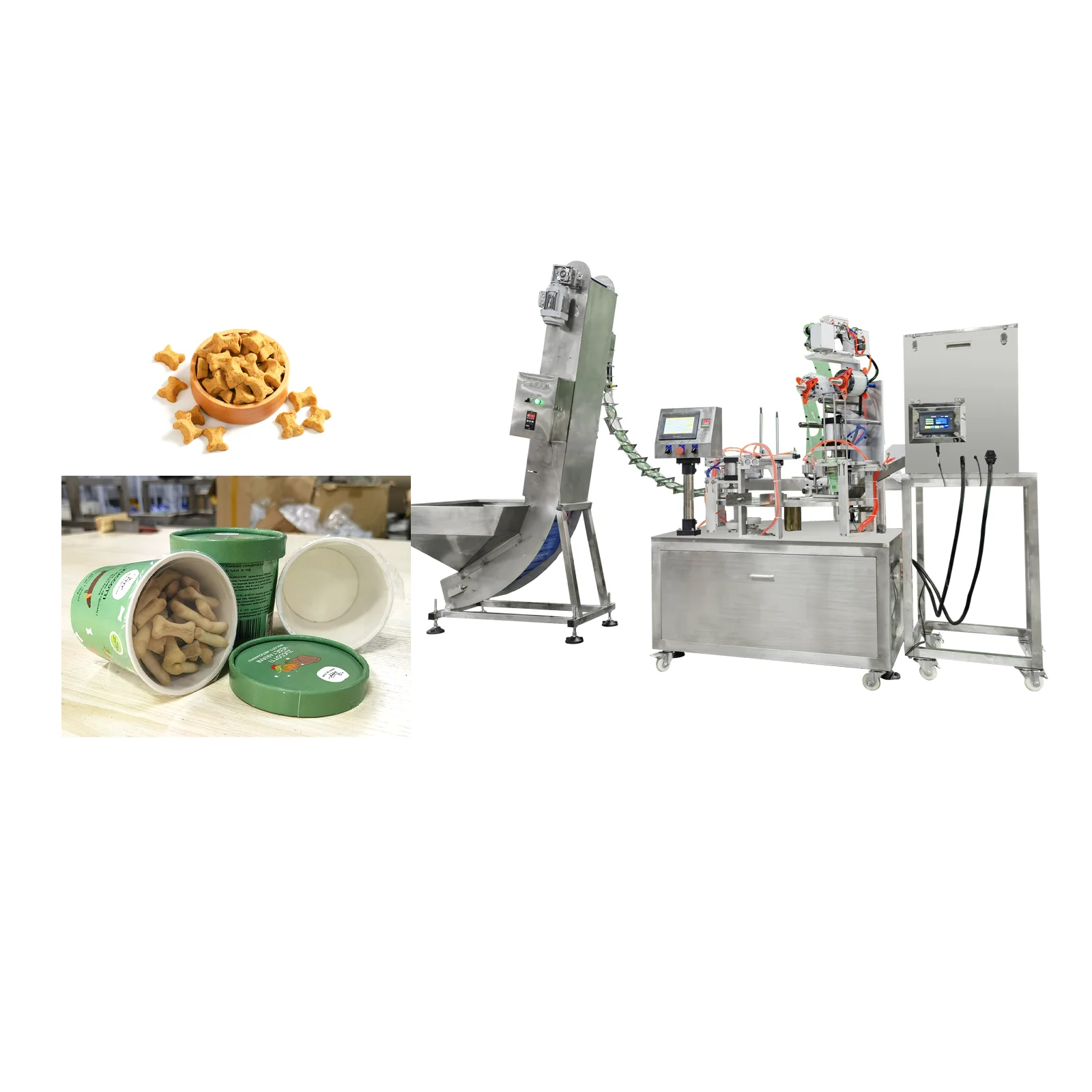 3000bph Granule Sealing And Capping Filling Machine 220v High-accuracy ...