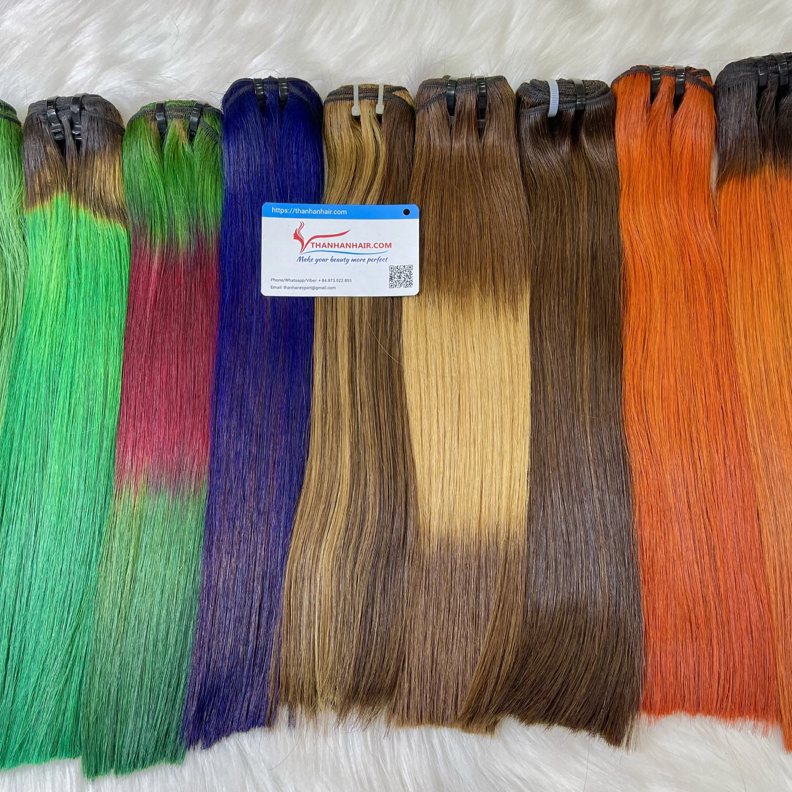 Hot Trend Ombre Color with Bouncy Curls Steamed Vietnamese Human Hair ...