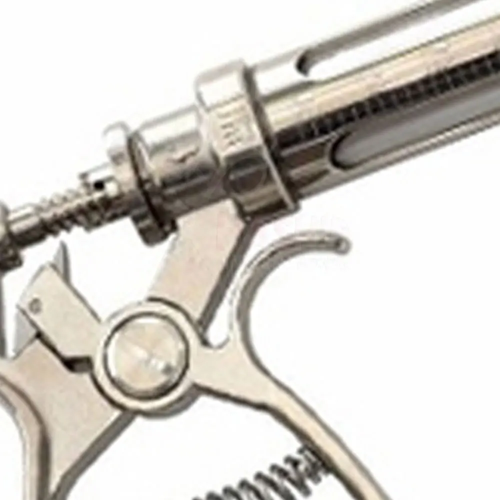 Automatic Metal Injector Syringe Durable Animal Veterinary Vaccine ...