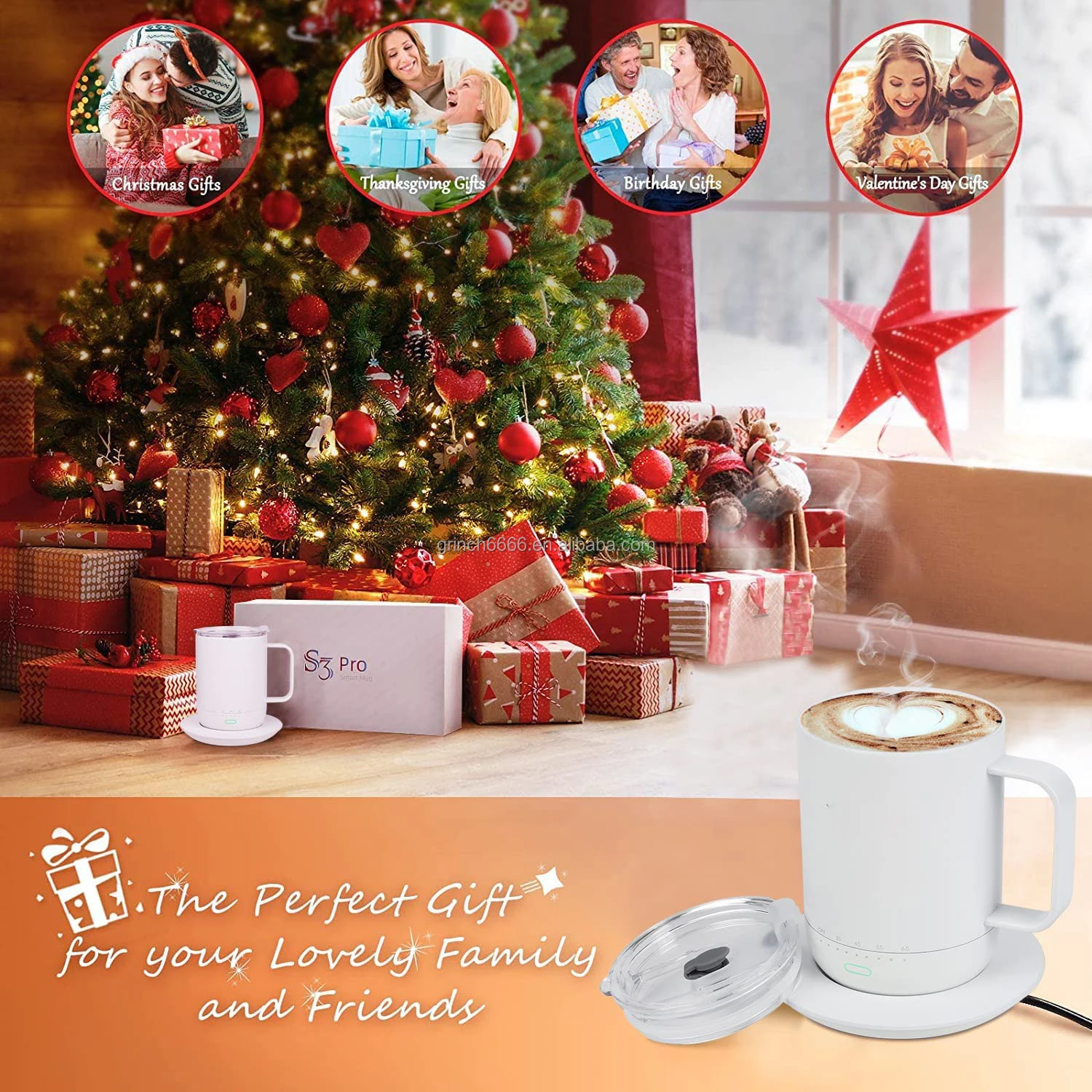 14 Oz Smart Temperature Controller Coffee Mug - Keep Warm