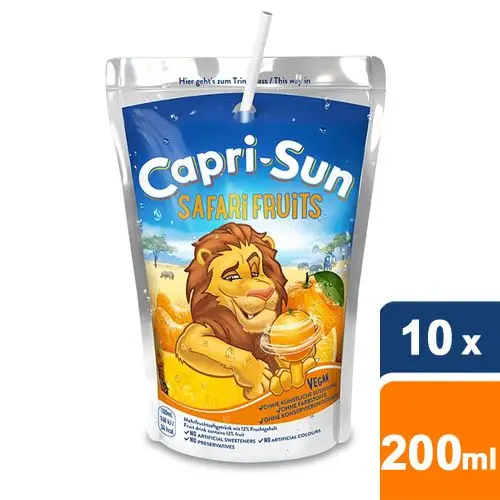 Capri Sun Multivitamin Safari Fruits Capri Sun Orange Fruit Juice - Buy ...
