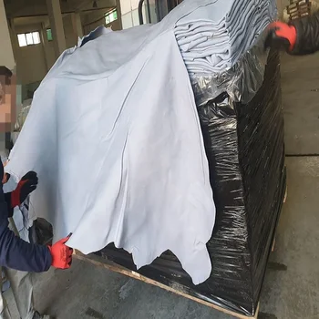 Two-layer Salted Blue Cow Hides | Salted Dried Cow Skin | Embossed Raw ...