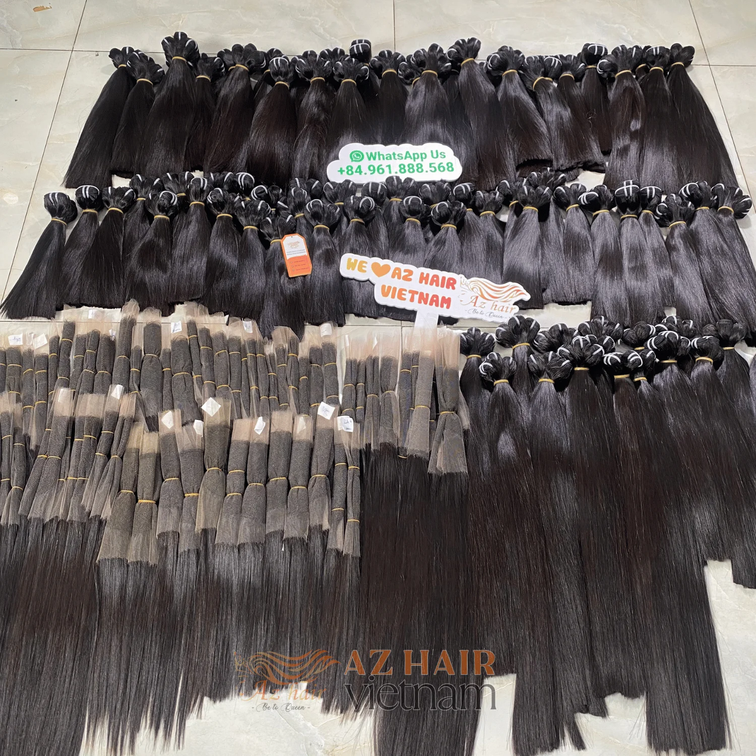 Wholesale Raw Virgin Cuticle Aligned Double Drawn Natural Color ...