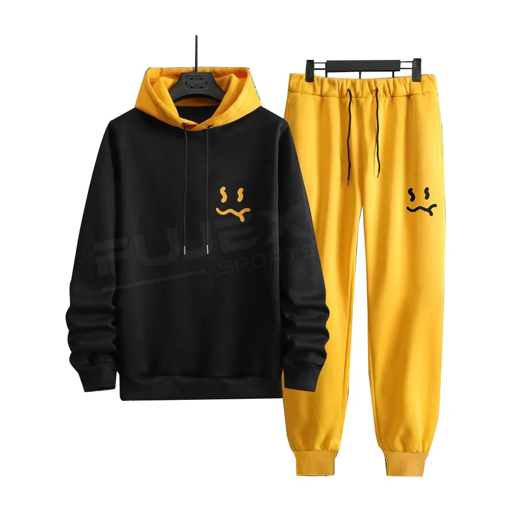 Men's Customized Design Casual Wear Tracksuit Set New Design Cotton ...