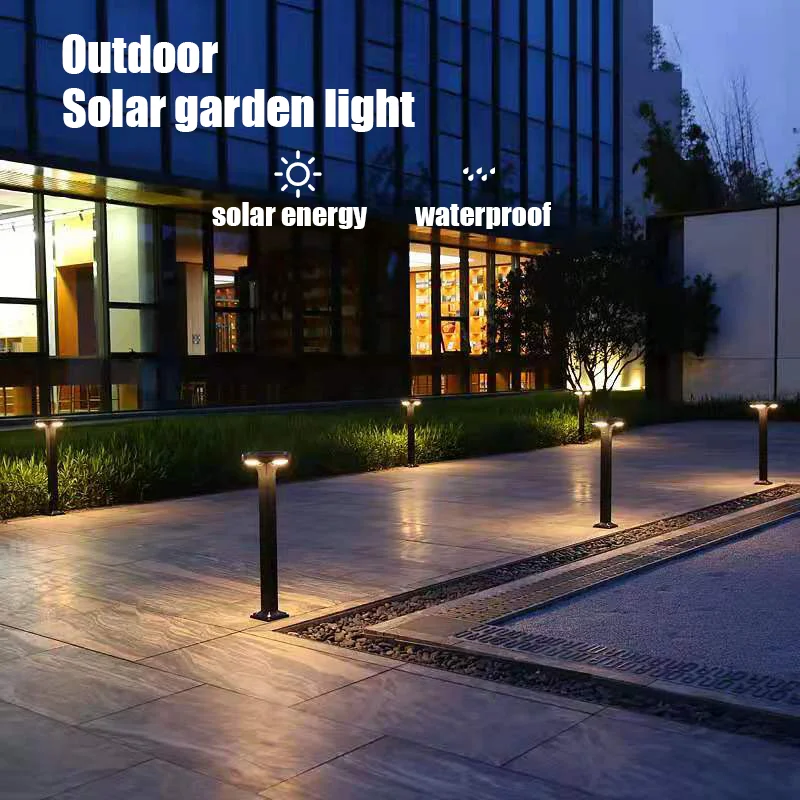 Outdoor All-in-one Aluminium Lithium Battery Led Flower Waterproof Led ...